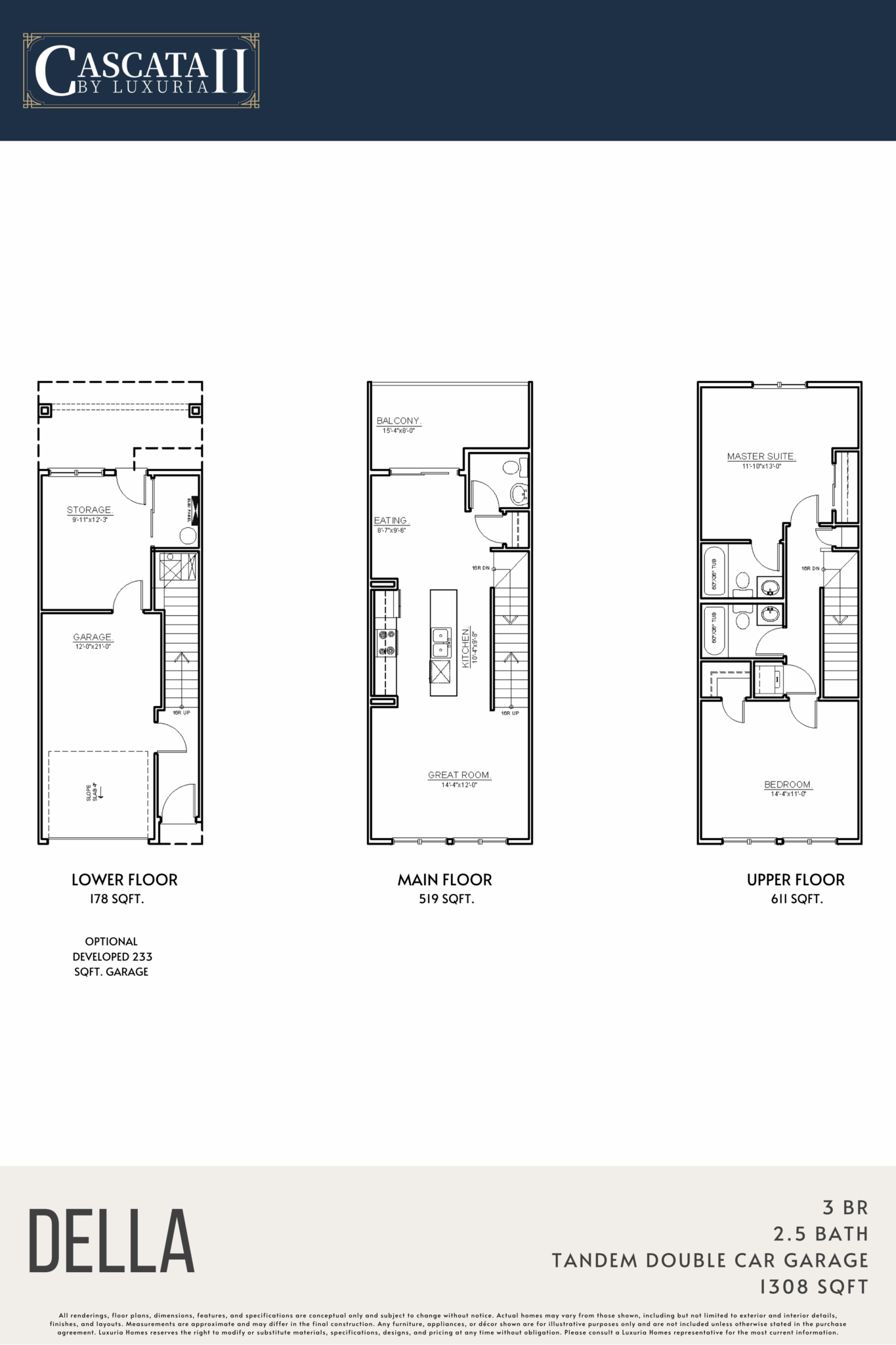Cascata | Luxuria Homes